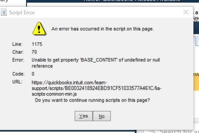 Fix QuickBooks Script Errors When Opening, Importing